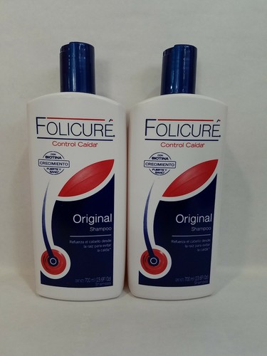 2 BOTTLES FOLICURE Original SHAMPOO FOR FULLER THICKER HAIR 350ml (11.8 ...