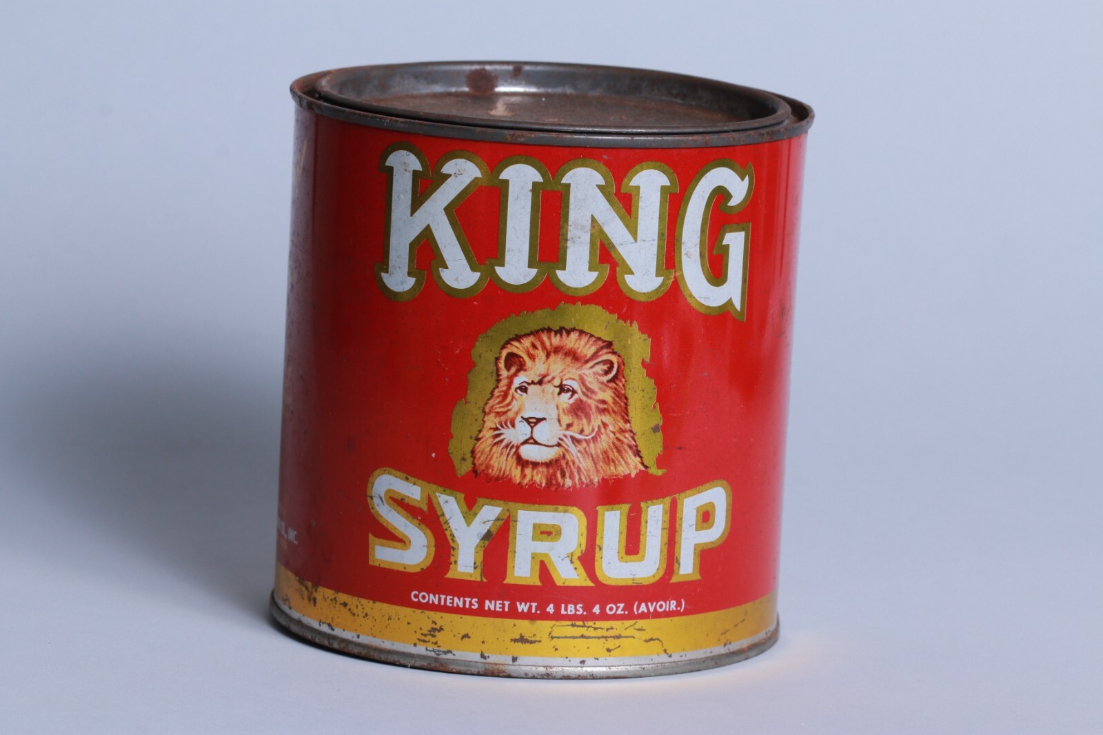 Vintage King Syrup Tin Jar Collectible 4oz can | eBay