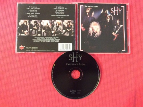 Shy Excess All Areas CD 2001 Zoom Rec Reissue Bonus Tracks Southgang ...