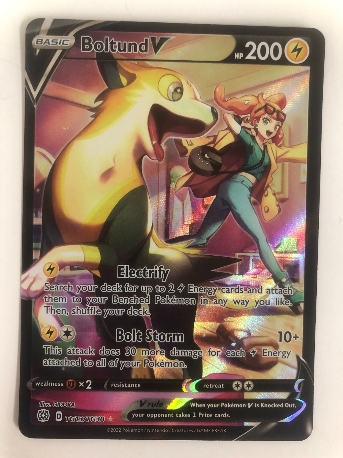 Boltund V SWSH09: Brilliant Stars Trainer Gallery Foil NM TG13/TG30 box ...