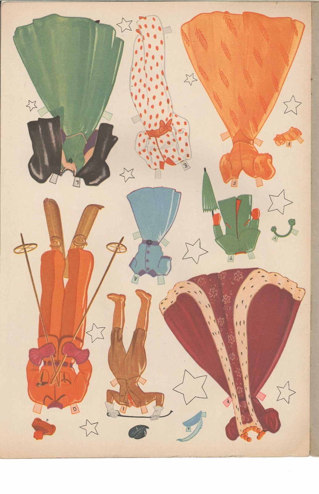 VNTG UNCUT 1941 DEB SUB DEBS PAPER DOLL ~RARE ORG SZ~Laser Print Best ...