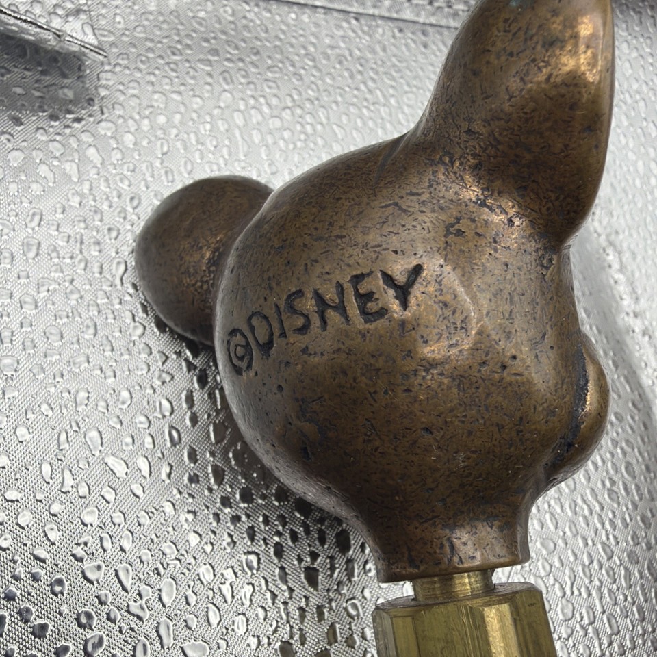 MICKEY MOUSE / 1995 SWAN OUTDOOR Bronze Faucet. Disney | eBay