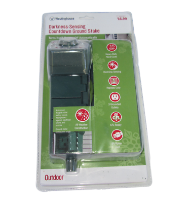 Westinghouse Programmable Outdoor Timer Stake WESTINGHOUSE OUTDOOR