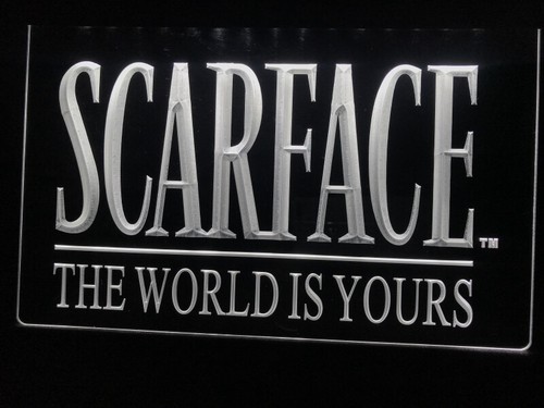 Scarface The World is Yours LED Neon Light Sign gift decor bar club ...