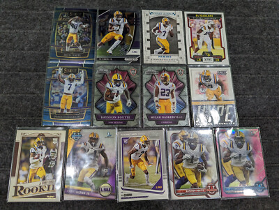 Louisiana State University 13 Card Lot 2017-2023 Panini Topps Rookies ...
