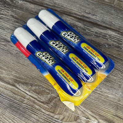 OxiClean Oxi Clean On the Go Stain Remover Pens for SEALED Lot of 3 | eBay