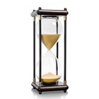 60Min Hourglass Sand Timer Wooden Sand Clock Table Decorative Wooden ...