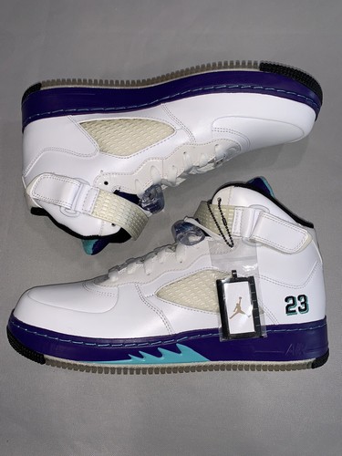 Nike Air Jordan Fusion AJF AJF5 Grape 407334-102 Retro AF1 Air Force 1 ...