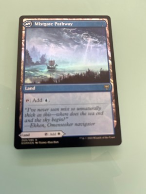 MTG Trading Card-Hengegate Pathway Mistgate Pathway Kaldheim FOIL ...
