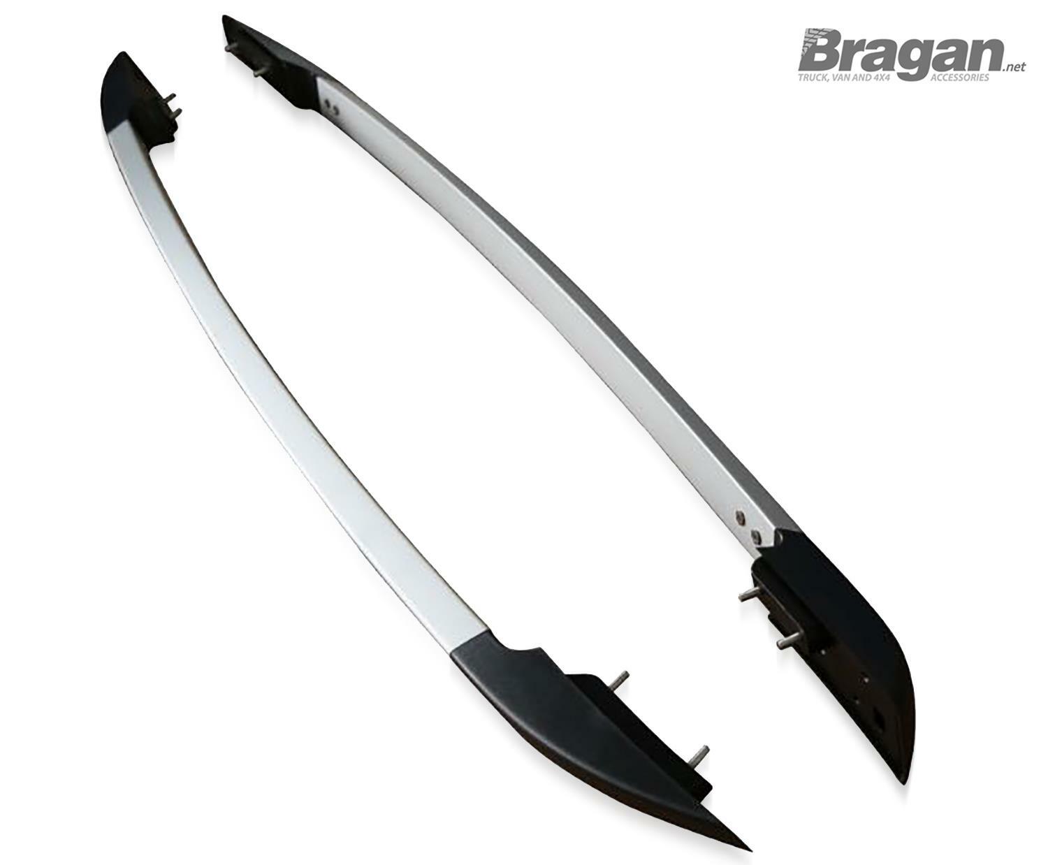 Roof Rails For Ford Ranger 2012-2016 Polished Aluminium Alloy Top Side ...