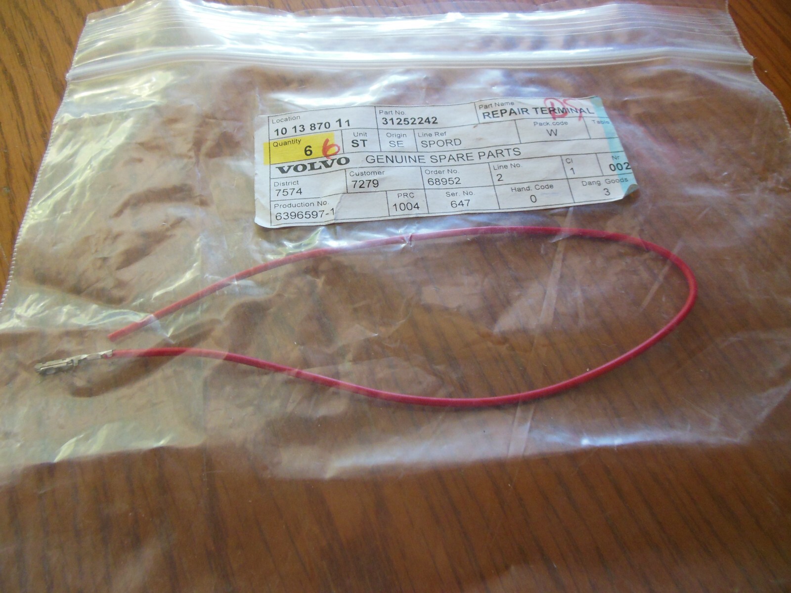 OE Volvo 31252242 Wire Repair Terminal | eBay
