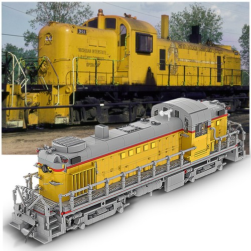 2242 PCS MOC Vintage Yellow Locomotive Trains Building Blocks Toy Gift ...