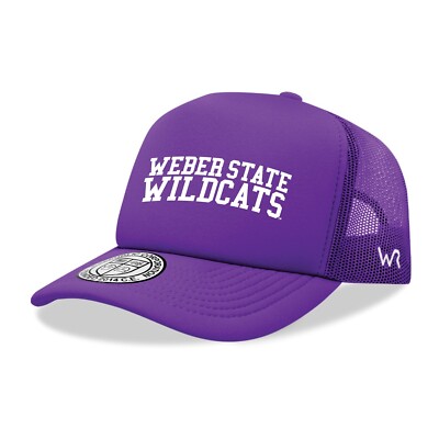 Weber State University Wildcats WSU Trucker Mesh Snapback Game Day Hat ...