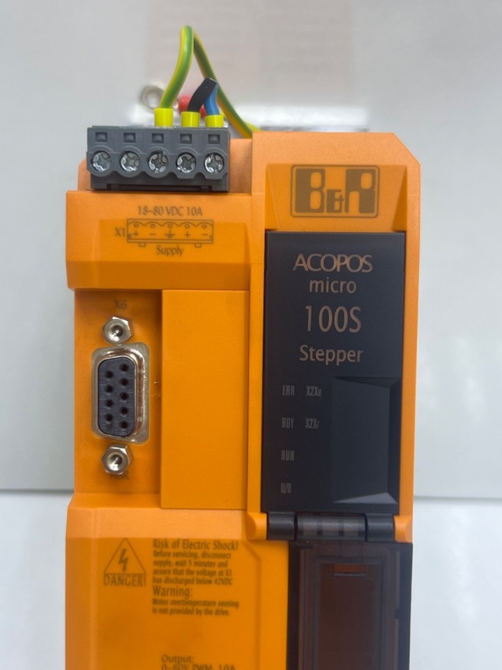 B&R ACOPOS MICRO 100S STEPPER 80SD100XS.C04X-13 REV:KO | eBay