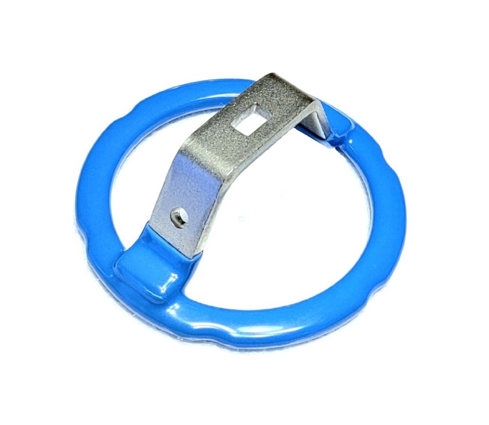 NELES JAMESBURY, 6" Round Handwheel, Blue, Slot Size: Width 3/8" X ...