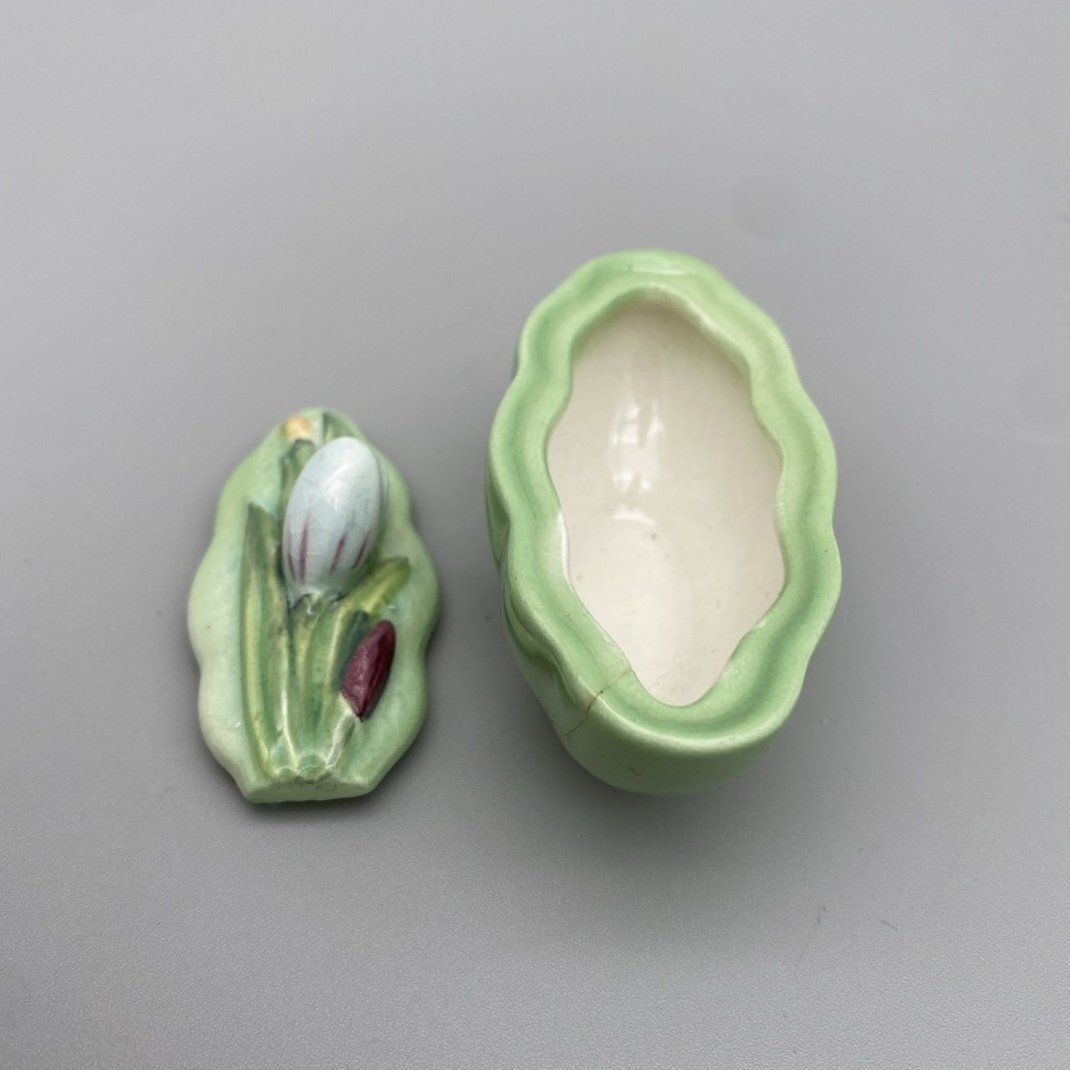 Cruet Set Green With A Floral Patrern. | eBay UK