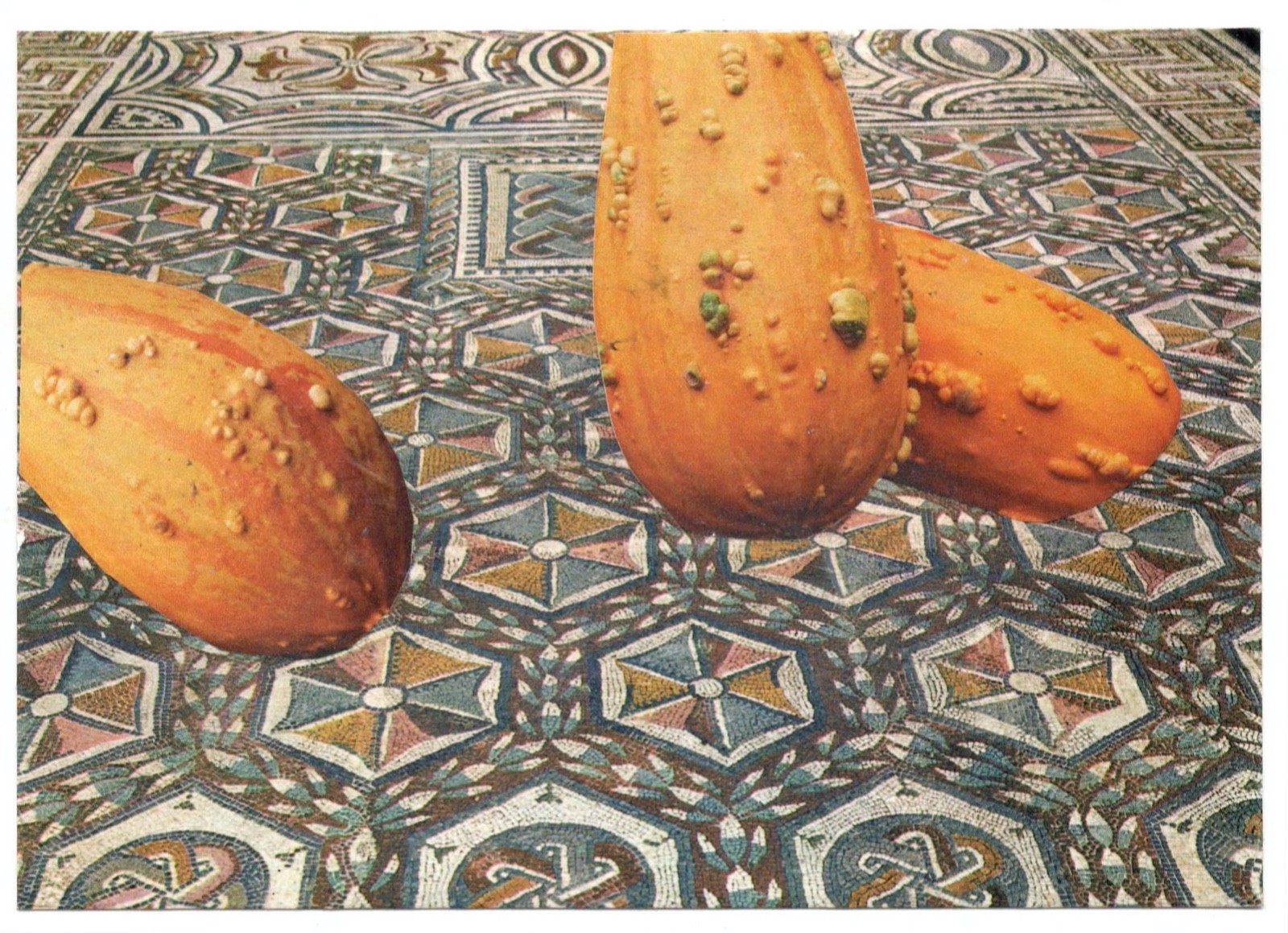 Mail Art David Greenberger "Rolling Around on the Fancy Floor" collaged ...