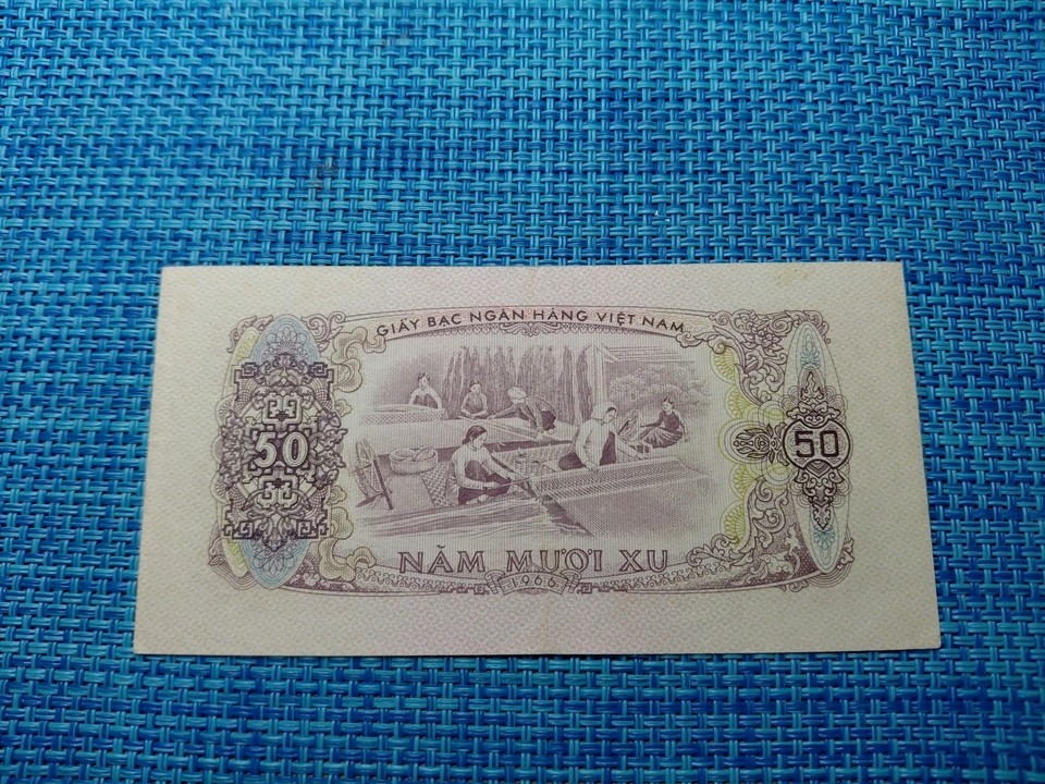 🌏 South Vietnam 50 xu 1975 P-39 xf BanknoteS 121525-5 | eBay