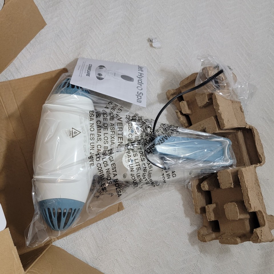 Conair Jet Hydro Spa HYD100 Portable Bath Spa w/ Dual Hydro Jets New In ...