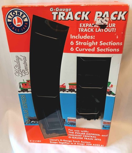 LIONEL G-GAUGETRACK PACK - FastTrack track system 12 pieces Complete 7 ...
