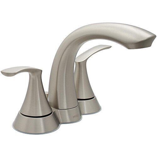 Moen Darcy Bathroom Faucet 4 in. Centerset In Brushed Nickel Model ...