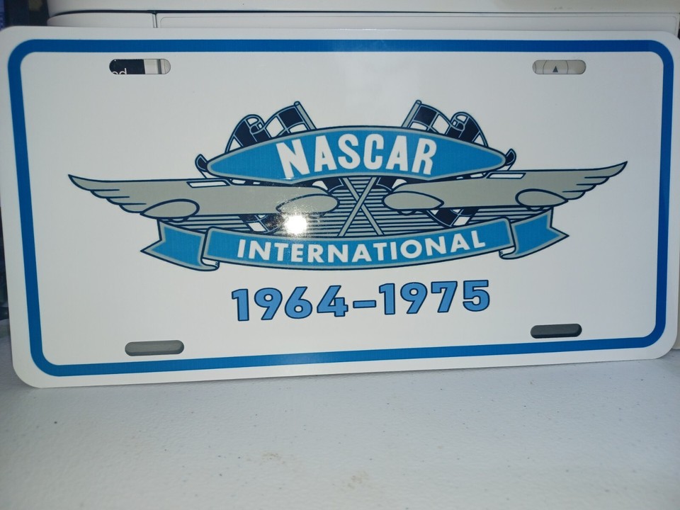 NASCAR INTERNATIONAL 1964-1975 License Plate - Custom Car metal Tag | eBay