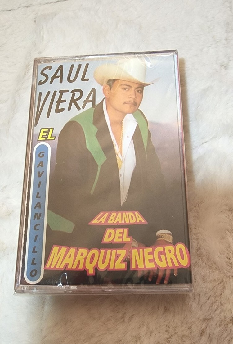 Saul Viera El Gavilancillo La Banda Del Marquiz Negro Cassette New RARE ...
