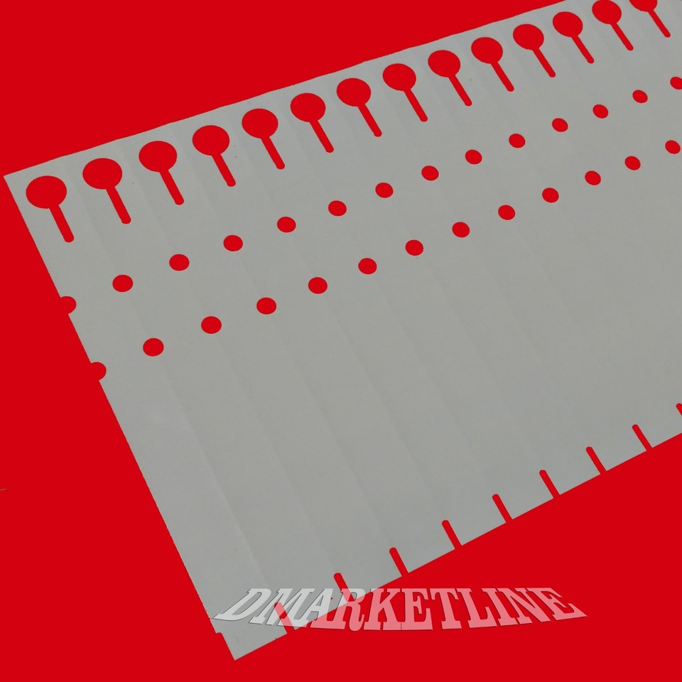 1000 WRAP AROUND PLASTIC THERMAL PLANT LABELS 7" x 3/4" Nursery tree ...