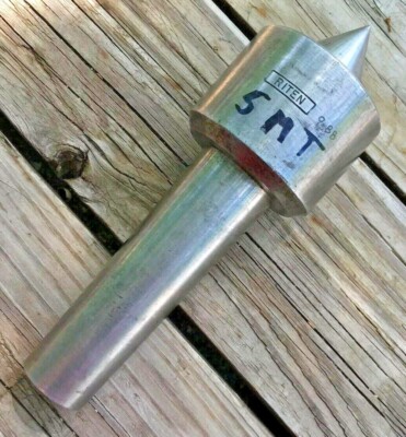 Riten Live Center MT 5 Morse Taper Standard Point Metal Lathe Machinist ...