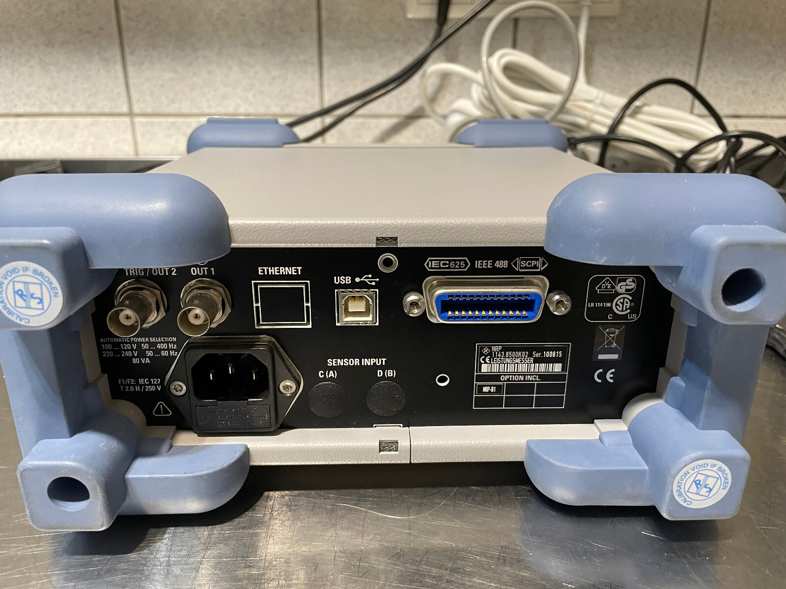 Rohde & Schwarz NRP RF Powermeter mit Messkopf NRP-Z11 8 GHz 6 Mon Gar ...