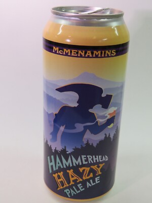 Craft BEER Empty Can ~ McMENAMINS Brewing Hazy Hammerhead Pale Ale ...