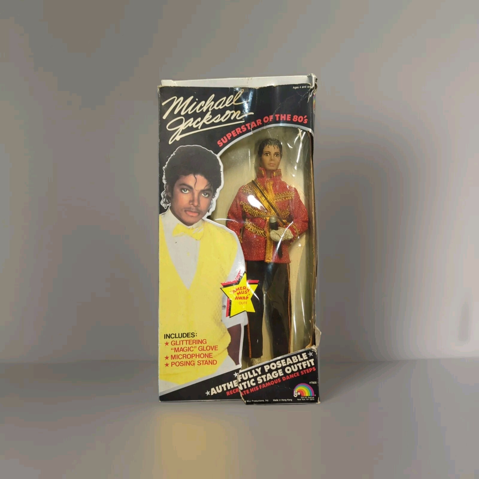 LJN 1984 Michael Jackson Doll Grammy Awards Outfit Superstar of The 80s ...