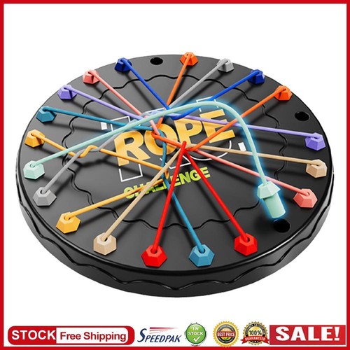 Rope Knots Untangle Game Twisted Rope Sorting Board Game for Parents ...