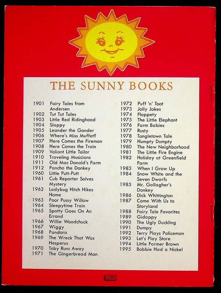Sunny Book Samuel Lowe Co. Valiant Little Tailor 1970 Juvenile 1st ...