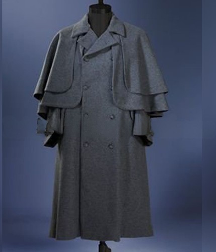 New Gray Wool Caped Greatcoat About 1760 until 1830th Men's Double ...