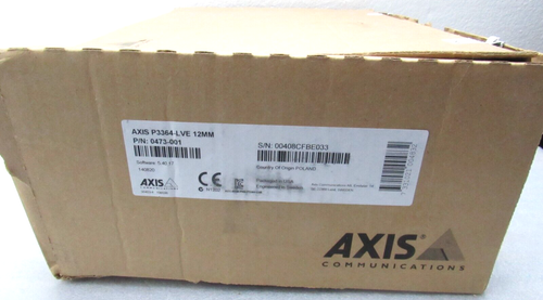 Axis P3364-LVE Network Camera 0473-001 [CTKC] | eBay