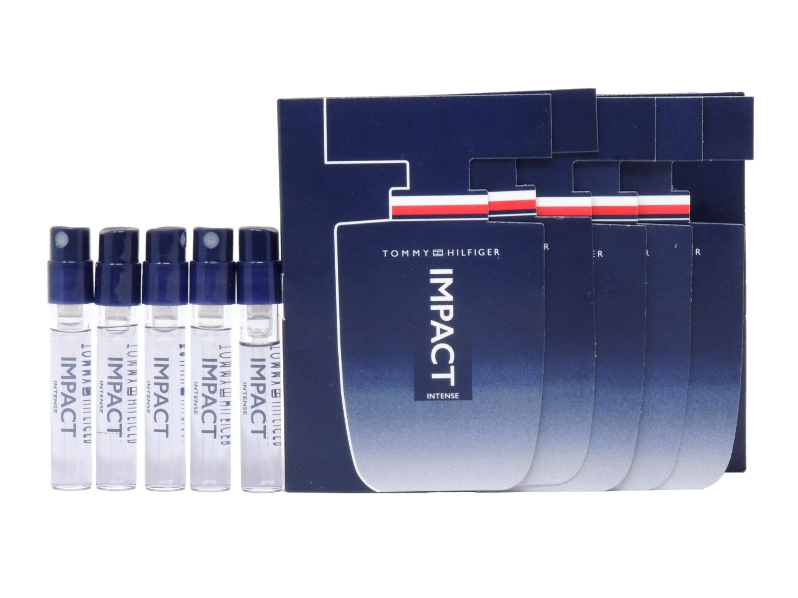 TOMMY HILFIGER IMPACT INTENSE EDP 1.5ml .05fl oz x 5 COLOGNE SPRAY ...