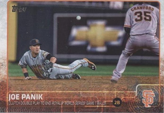 2015 Topps - Season Highlights Checklist Joe Panik #449 for sale online ...