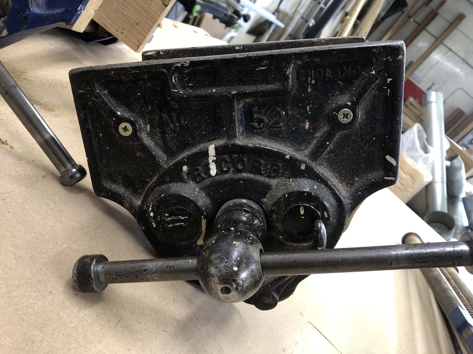 Vintage Heavy Duty Record 52 Woodworking Vices With Quick Release | eBay UK