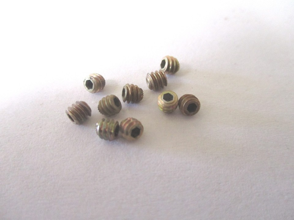 AN565D6H2 Set Screw 6-32 x 1/8" Cup Point Headless Plated Steel - Lot ...