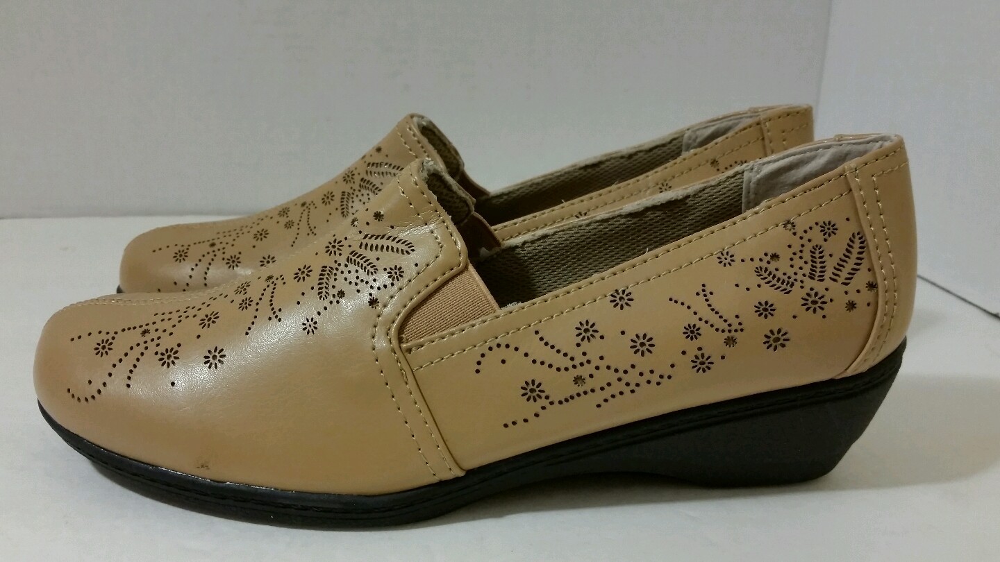 ANGEL STEPS WOMEN'S LIP - ON CASUAL SHOES SIZE 10M~ TAN~NEW | eBay
