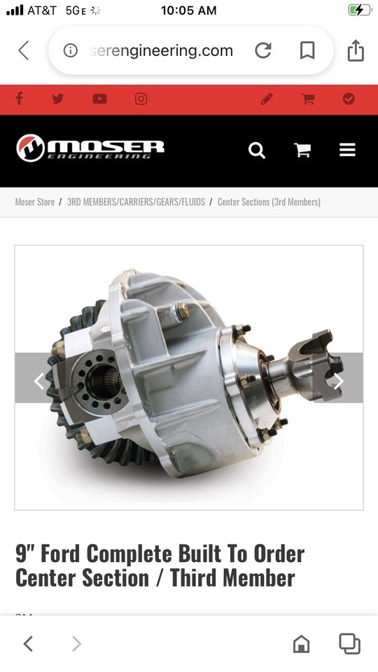 Moser 9" Ford Complete Built To Order Center Section / Third Member | eBay