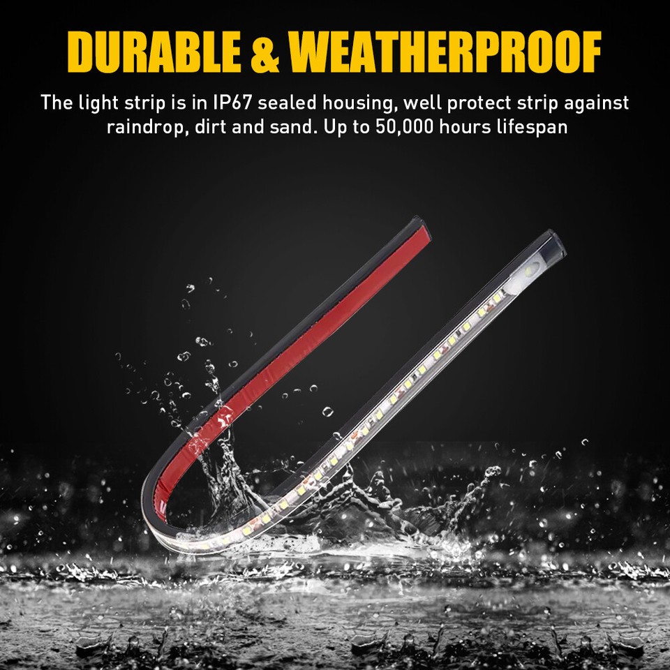 Under Hood LED Light Strip Kit - on/off Automatic - Universal fits Any ...