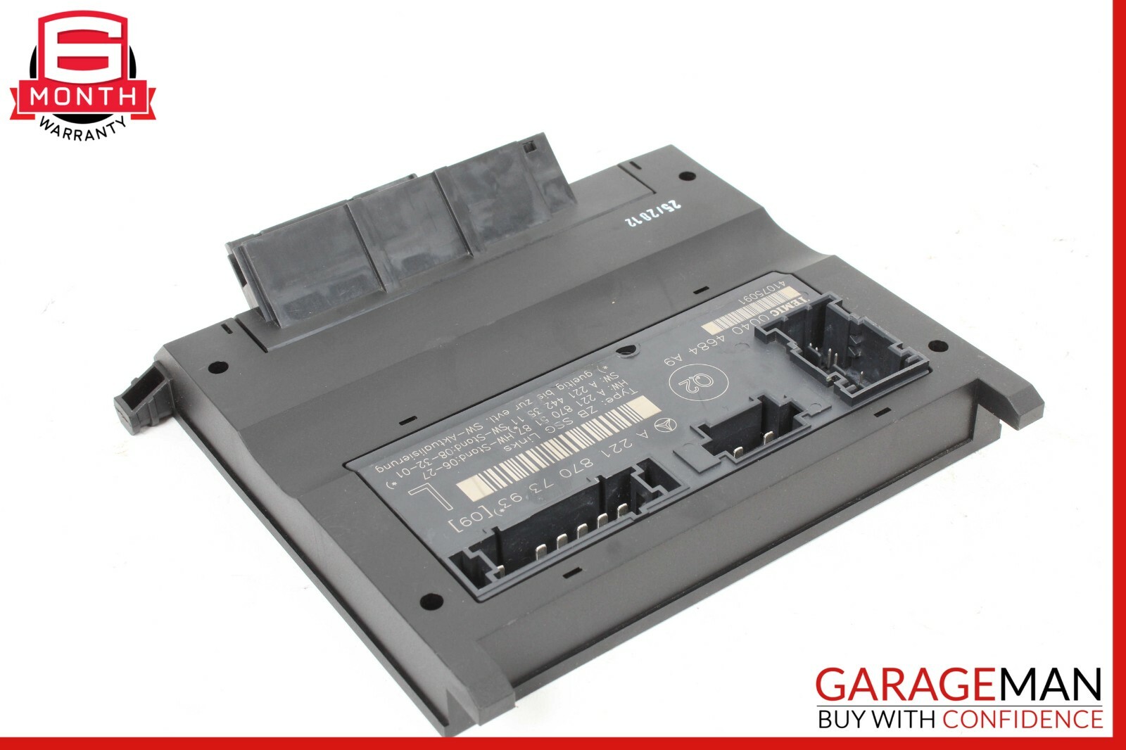 07-13 Mercedes W221 S350 S550 Front Left Driver Seat Control Unit ...