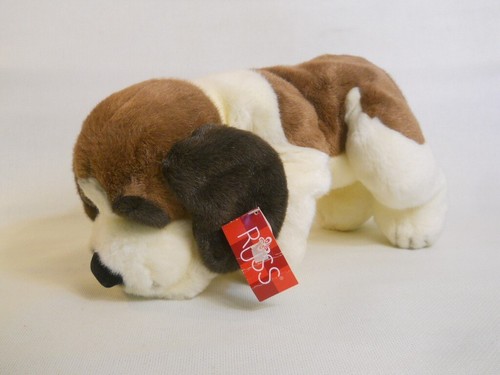 Plush stuffed "Barrels" St Bernard puppy dog Russ Berrie with TAGS 16 ...