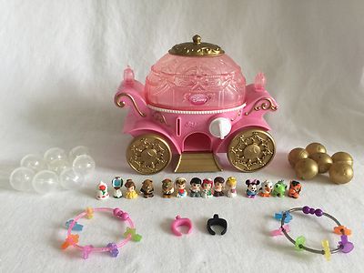 Squinkies Disney Princess Celebration Coach Carriage Belle Ariel | eBay