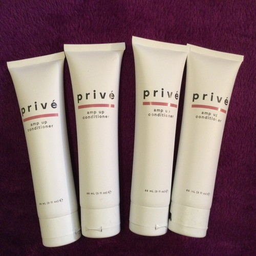 Lot Of 4 Prive AMP UP CONDITIONER 3 oz Each New! Vegan, Color Safe ...