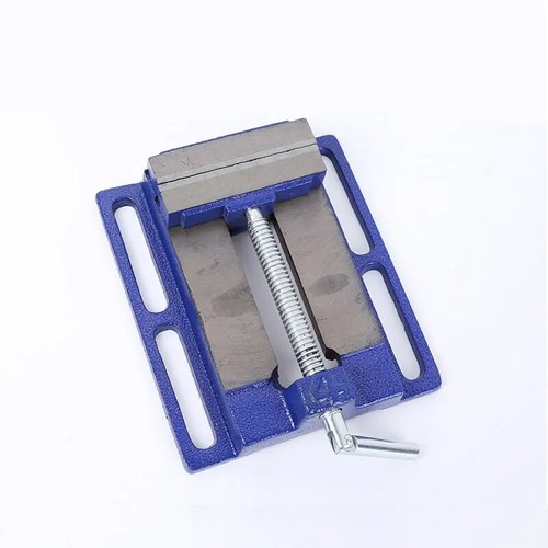 Cast Iron Plain Vice Precision Bench Vise Clamp Fixture Tool Flat Tongs ...