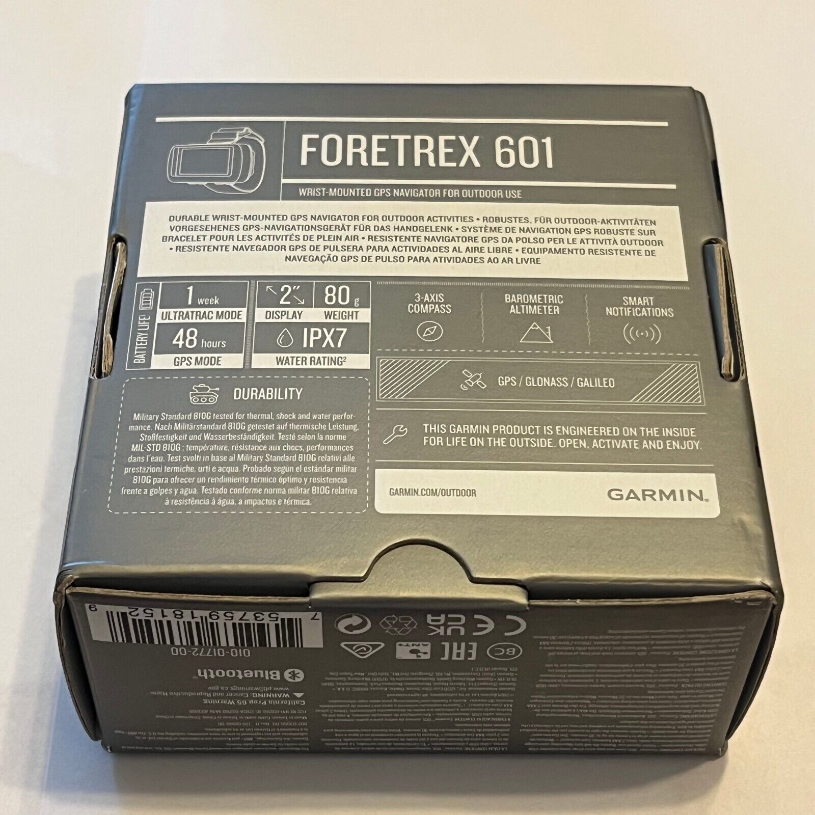 Garmin ForeTrex 601 Wrist GPS Personal Navigator (010-01772-00)