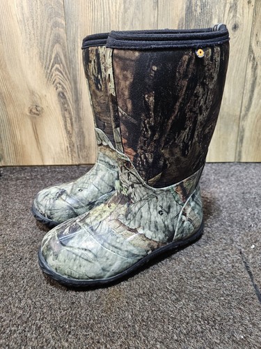 Bogs Shoes Youth Size 4 Boots Mossy Oak Camo High Waterproof ...